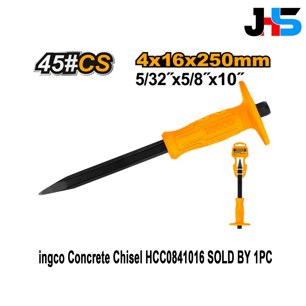 JHS ingco Concrete Chisel HCC0841016 SOLD BY 1PC | Shopee Philippines