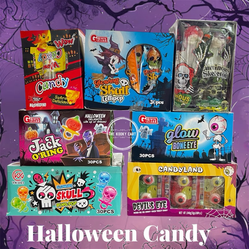 HALLOWEEN II CANDY Ring Pop / Gummy / Hard Candies / Lollipop | Shopee ...