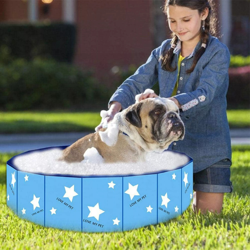 Pet Dog Pool Foldable Pool Water Play Bathing Tub Pet PVC Swimming Pool ...
