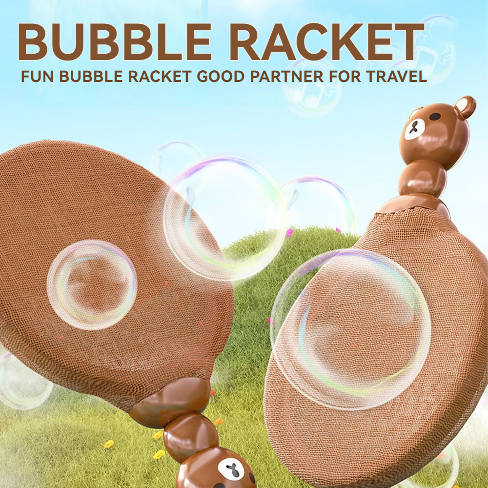 Children's Ping Pong Racket Bubble Toy Unpoppable Bubbles Table Tennis ...
