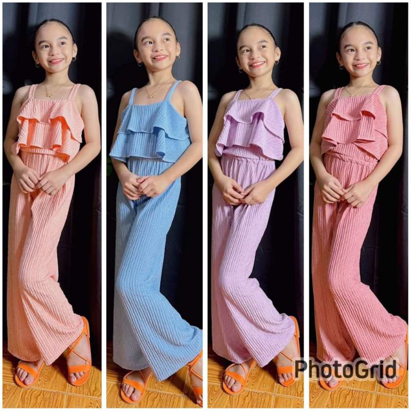 UR Fyang JUMPSUIT FOR KIDS ( 7-10 yrs old) Grateful | Shopee Philippines