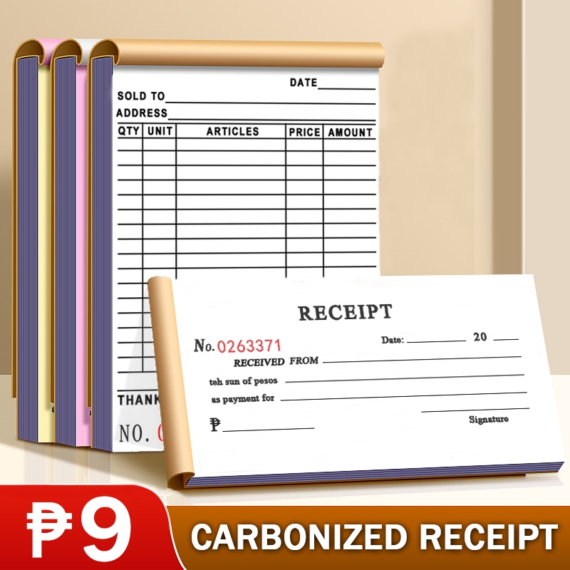 Delivery Note Carbonized Resibo Receipt Wholesale With Carbon Paper ...