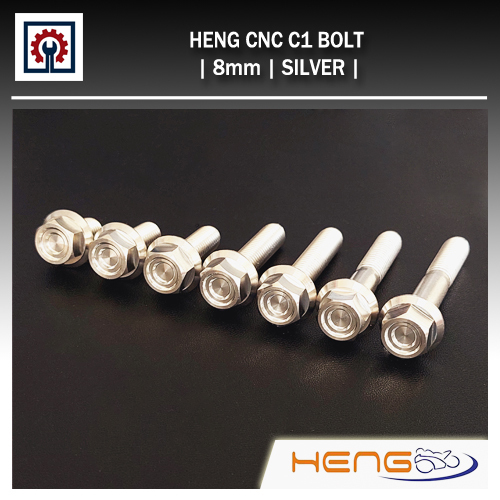 HENG CNC C1 BOLT | 8mm |SILVER | 1 PC | Shopee Philippines
