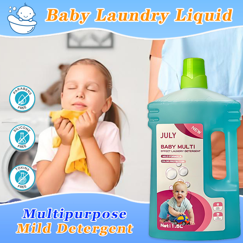 1.5L Baby Laundry Detergent Multifunctional Antibacterial Cleaning Baby ...
