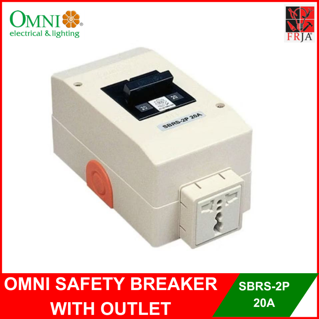 OMNI SAFETY BREAKER REGULAR WITH SOCKET SBRS-2P | Shopee Philippines