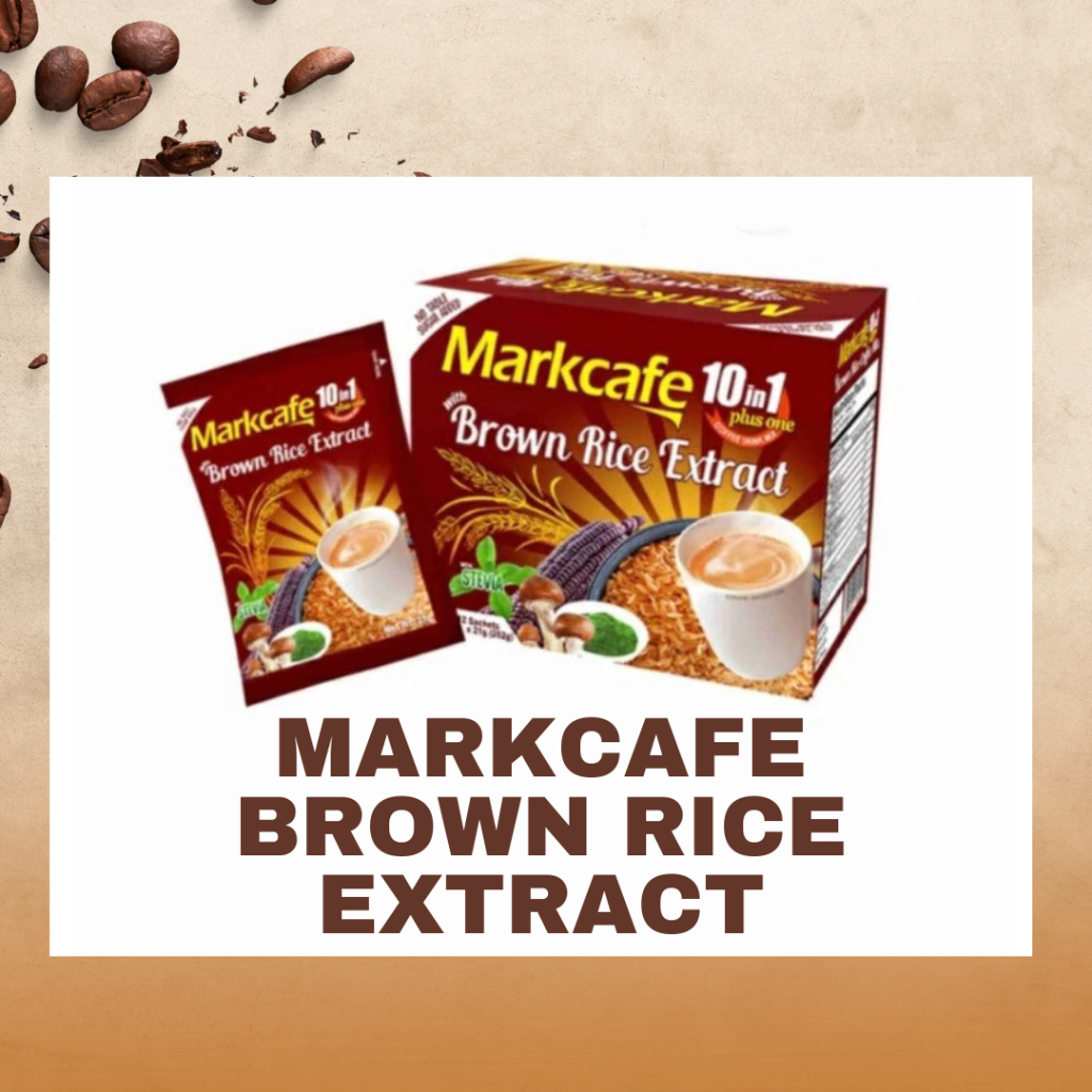 Markcafe 10 in 1 with Brown Rice Extract Coffee Mix with Stevia ...