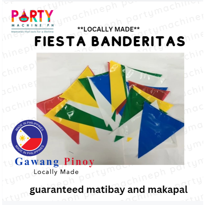 Fiesta Banderitas / Swim Flags / Pool Flags / Local Banderitas | Shopee ...