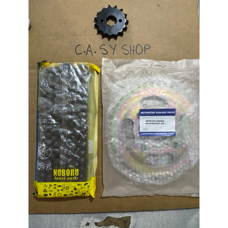 MOTORSTAR EXPLORER Z200S CHAIN SET(QUALITY) | Shopee Philippines