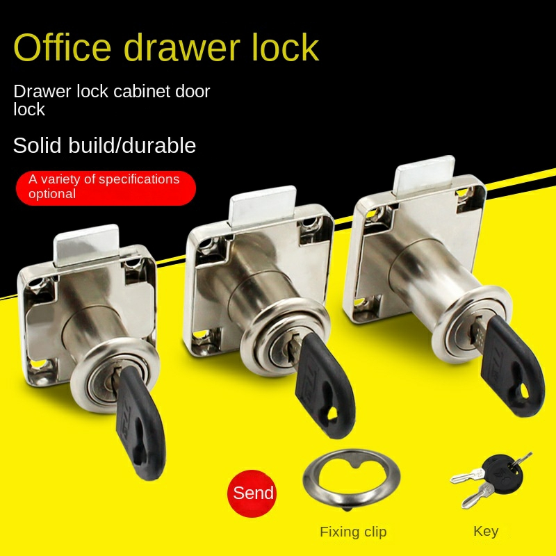 steel Drawer lock Furniture Door Cabinet Locks for Office Desk Letter ...
