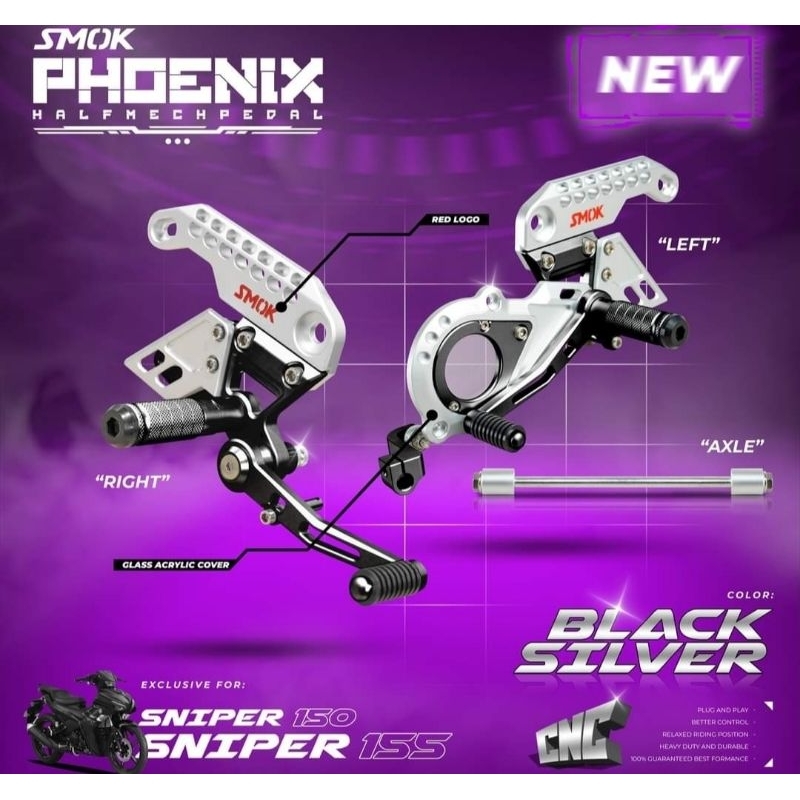 SMOK SINGLE SHIFTER FOR SNIPER 150 / SNIPER 155 | Shopee Philippines