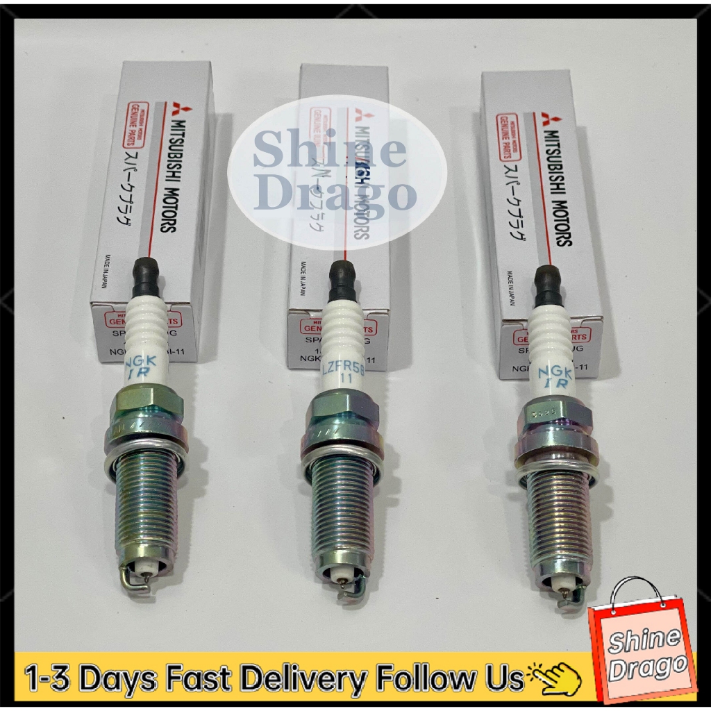 Spark Plug 3PCS Mitsubishi Mirage G4 / Hatchback Iridium 3PCS 1822A086 ...