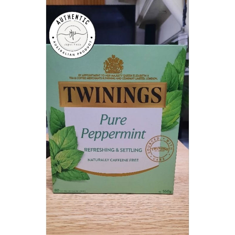 Twinings Pure Peppermint (80 natural herbal infusion) 160g | Shopee ...