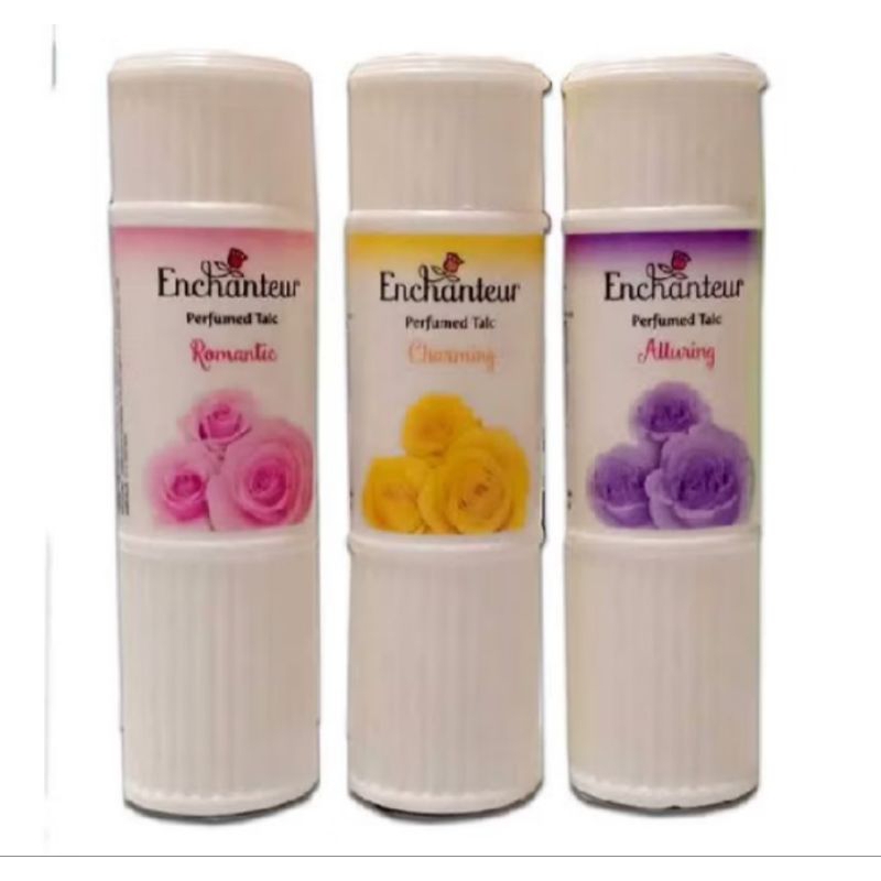 Enchanteur Perfumed Body Talcum Powder Charming Romantic Alluring Scent ...