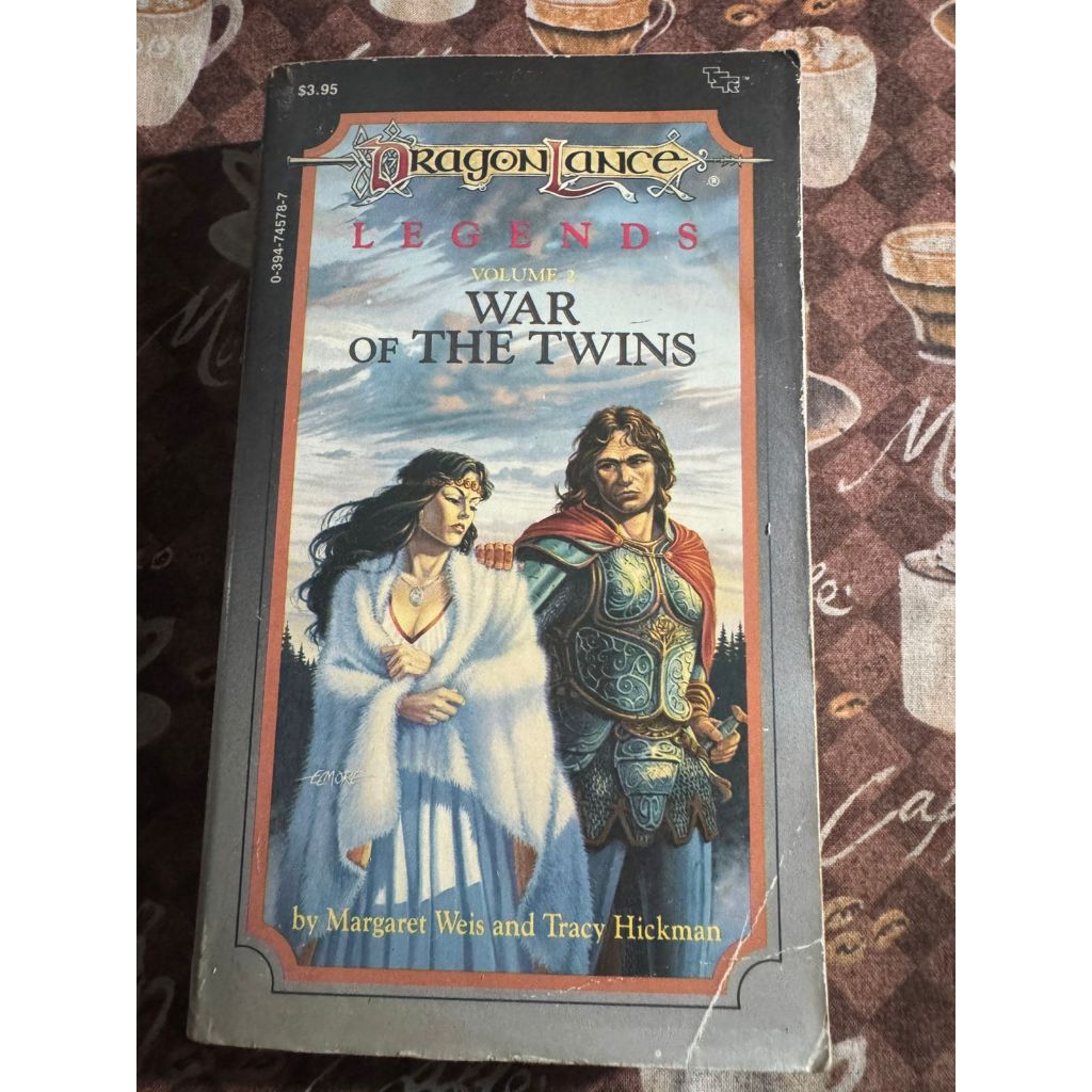 MMPB 1986 DragonLance War of the Twins Vol 2 Legends Fantasy Epic Adventure Book Weis Hickman ...