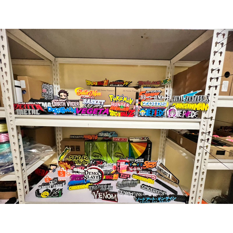 Custom 3D Anime, Cartoon & Action Figure Collector Logos | Personalized ...