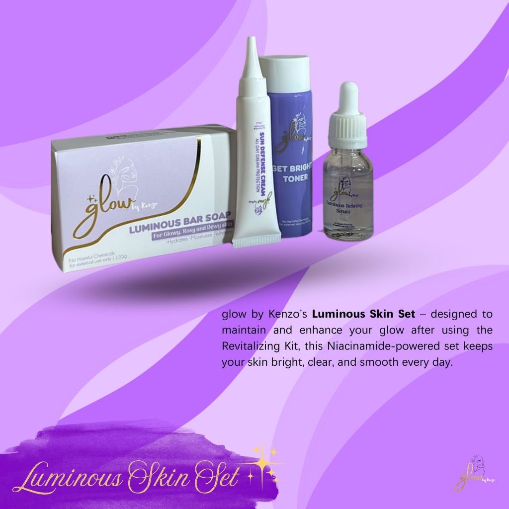 glow by Kenzo's Luminous Skin Set | Shopee Philippines