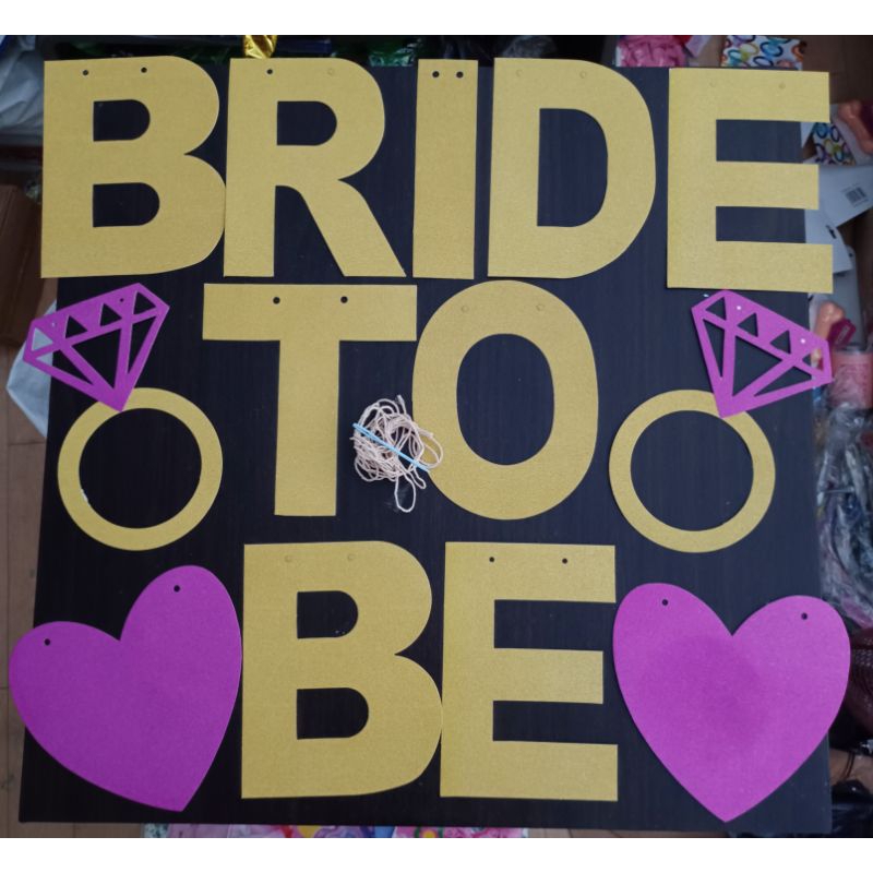Bride to be banner (bridal shower) | Shopee Philippines