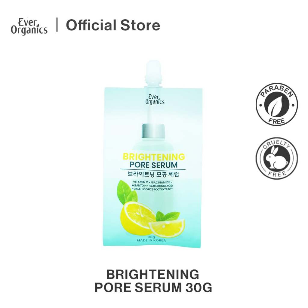 Ever Organics - Brightening Pore Serum (Moisturizer, Whitening ...