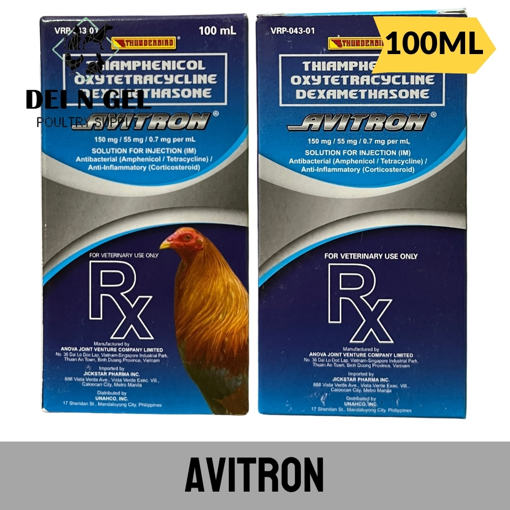 THUNDERBIRD AVITRON FOR GAMEFOWL 100ML (1 BOTTLE) | Shopee Philippines