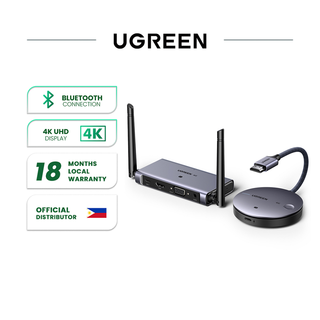 UGREEN Wireless HDMI Transmitter and Receiver - PH | Shopee Philippines