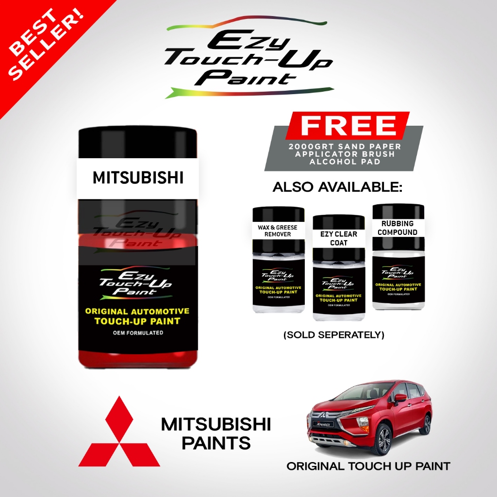 (MITSUBISHI) TOUCH UP PAINT 12ML EZY TOUCH UP AUTOMOTIVE POLY URETHANE ...