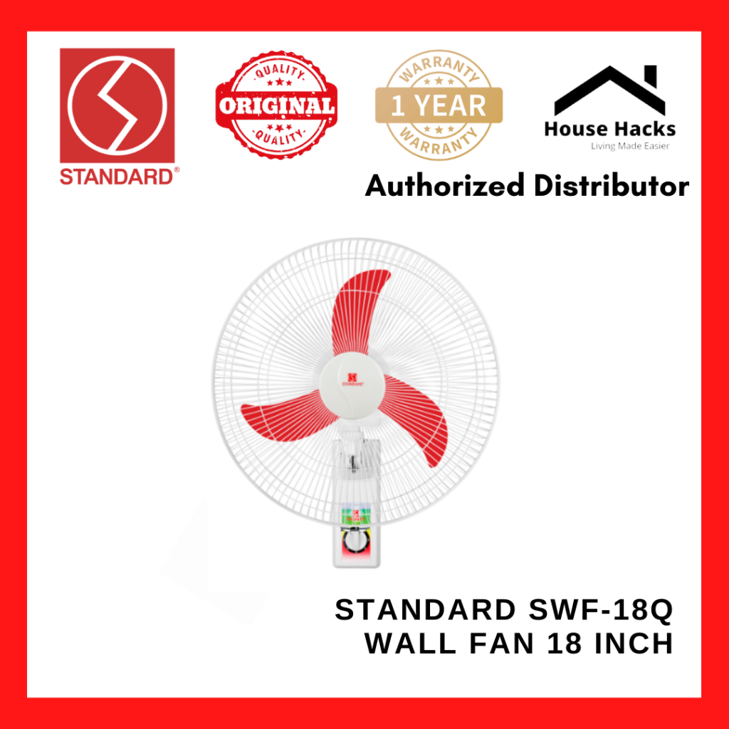 Standard SWF-18Q Wall Fan 18 inch (House Hacks) | Shopee Philippines