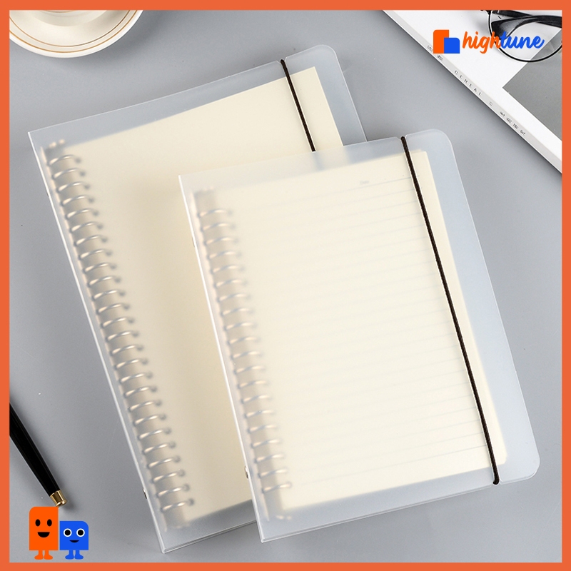 Hightune Binder Notebook A5 B5 Refillable Binder Loose Leaf 60 sheets ...