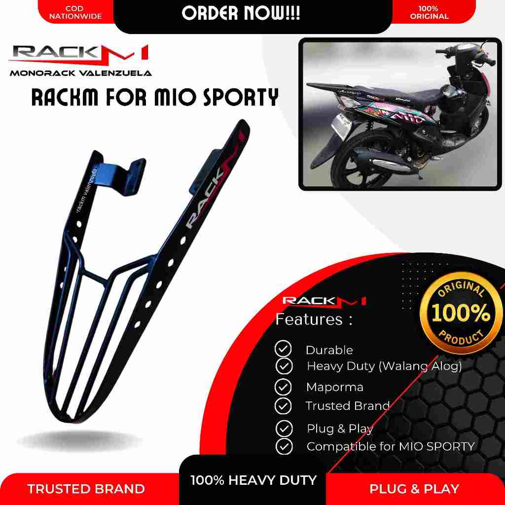Rackm Monorack motor bracket for mio sporty-ORIGINAL MONORACK top box ...