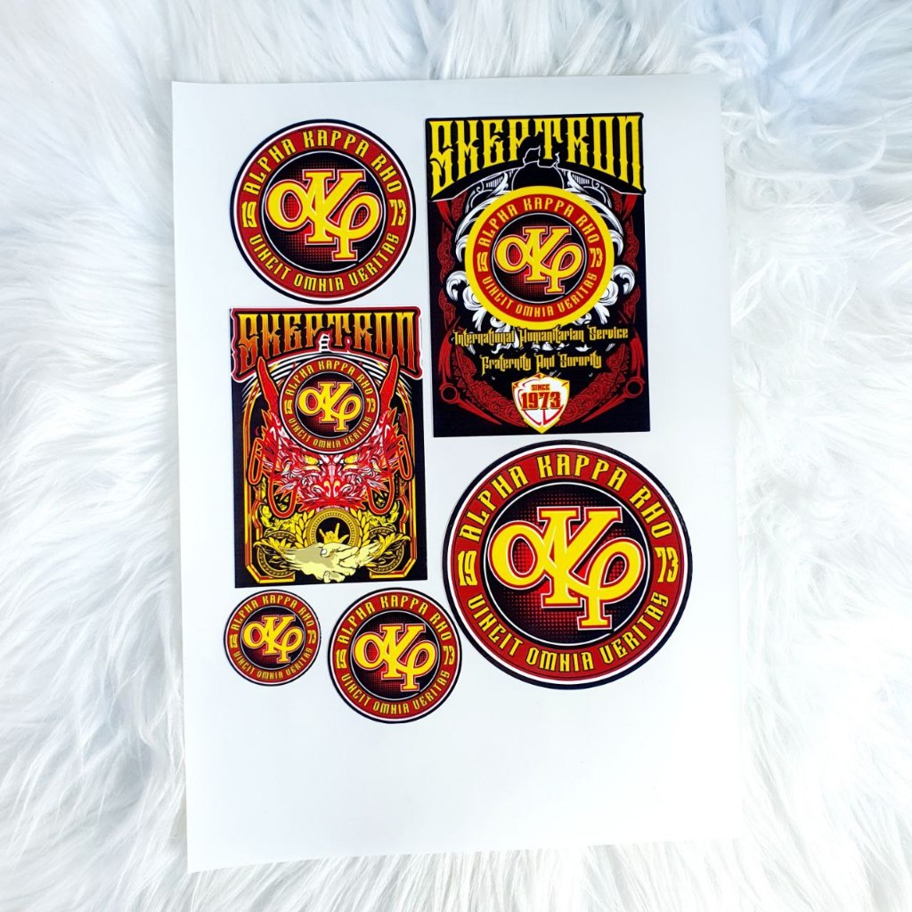 SKEPTRON ALPHA KAPPA RHO STICKERS | Shopee Philippines