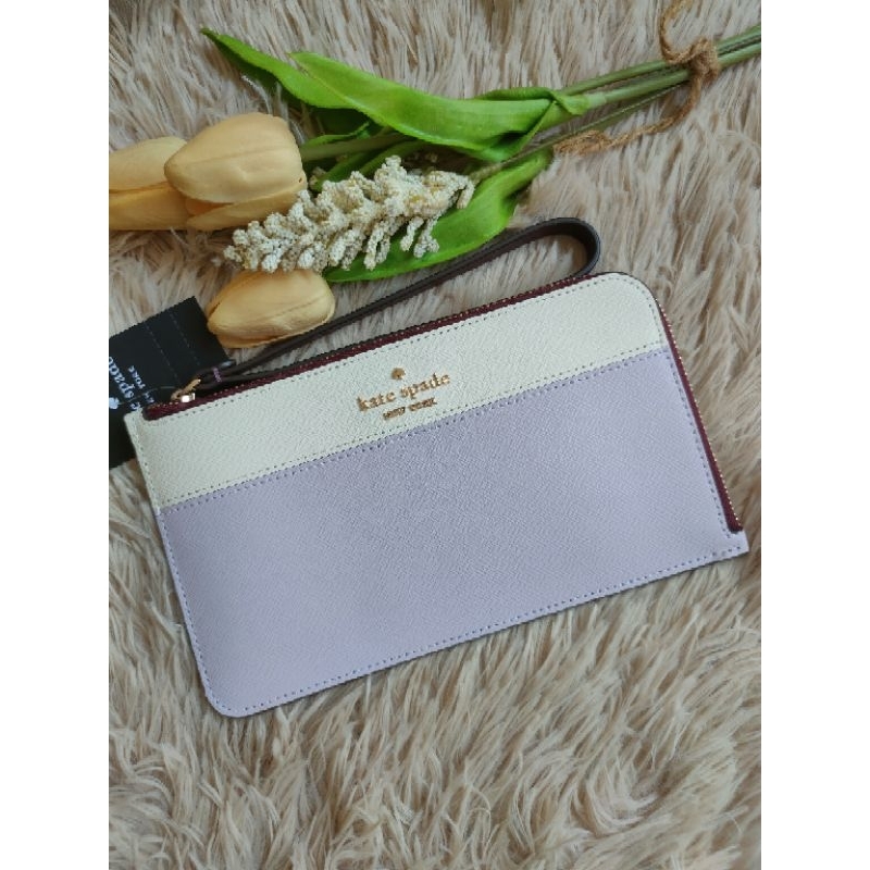 Kate Spade Medium L-Zip Wristlet | Shopee Philippines