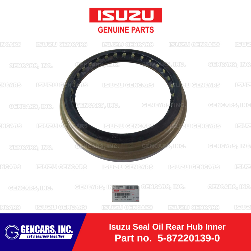Isuzu Seal Oil Rear Hub Inner (2pcs) for QKR/QLR (5872201390) (Genuine ...