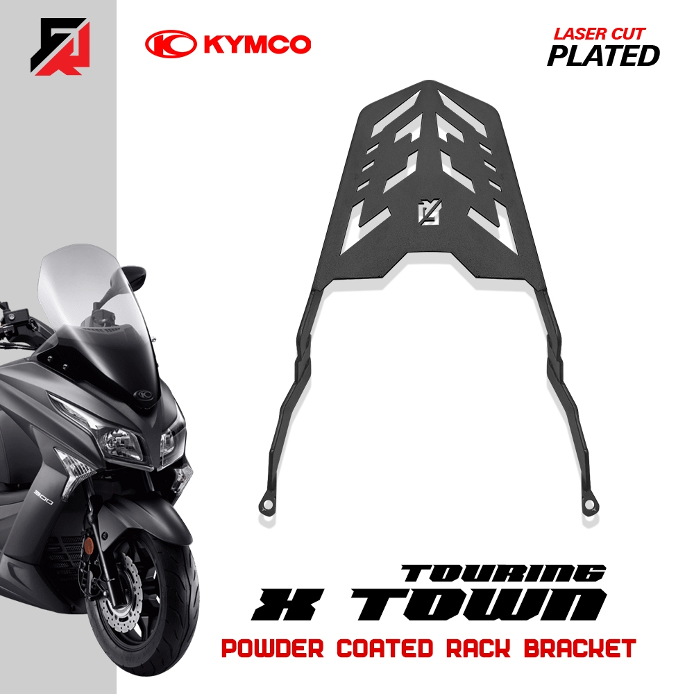 KYMCO XTOWN 300 I TOURING / TOPBOX BRACKET / BLACK POWDER COATED ...