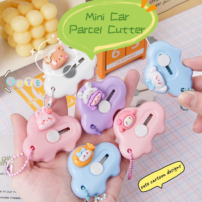 Save-A-Lot New Arrival Cute Cartoon Mini Car Parcel Cutter Cute Utility ...