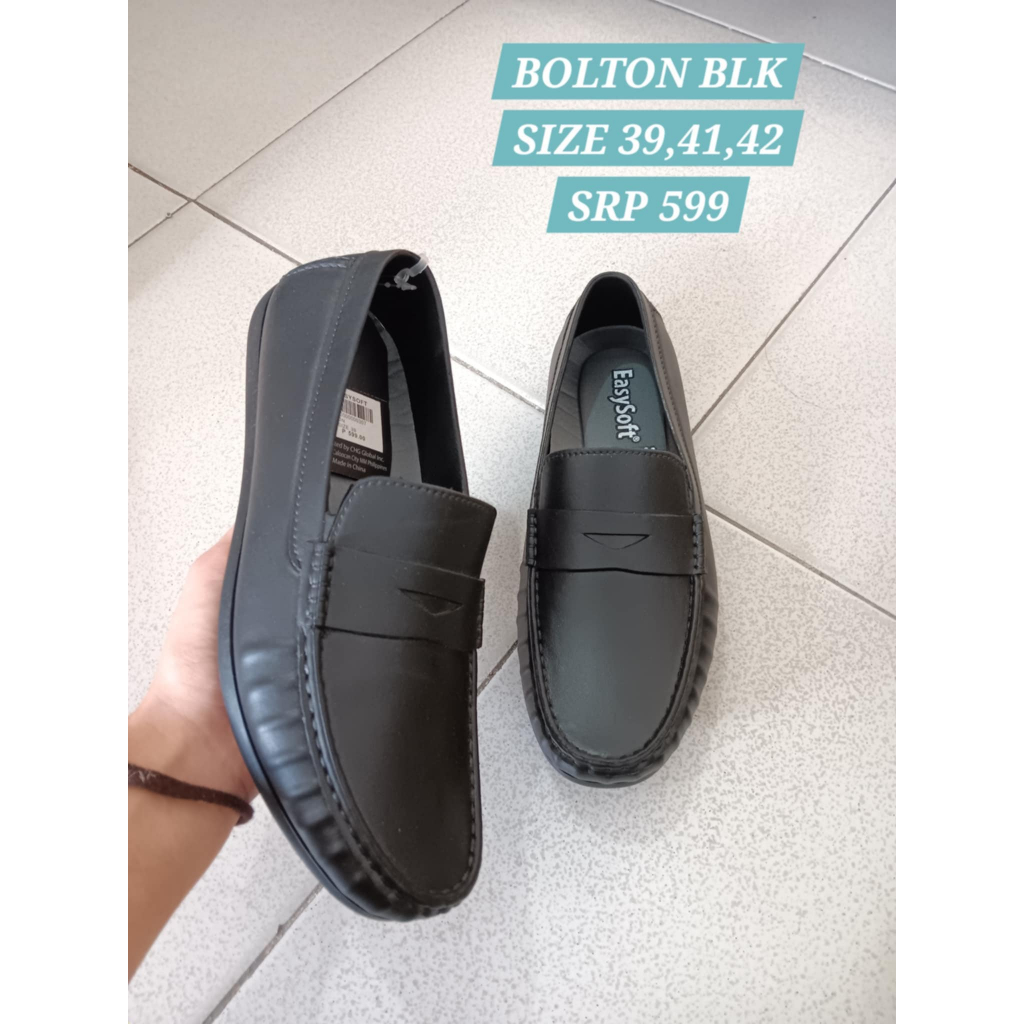 Authentic Easy Soft by World Balance Mens Black Shoes BOLTON EasySoft ...