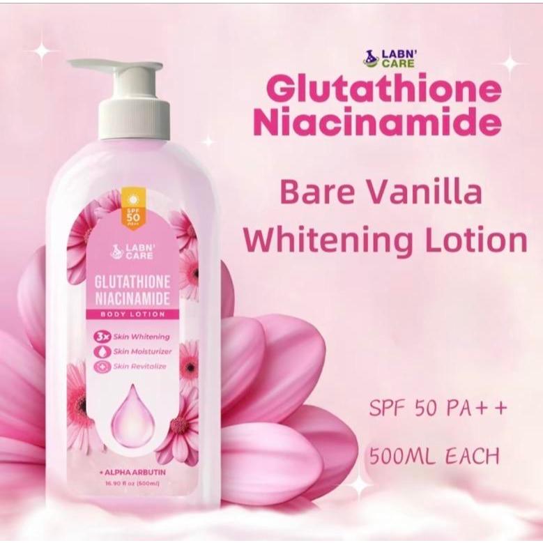 Labn' Care Glutathione Niacinamide Body Whitening Lotion 500ML With SPF ...