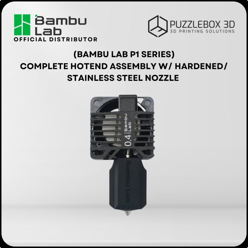 Bambu Lab P1 Exclusive: Complete hotend assembly w/ HARDENED/STAINLESS ...