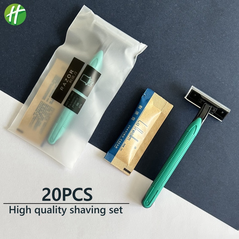 Shaving Kit - 1 Razor with 1 Shaving Cream for Hotel & Airbnb (Hotel ...