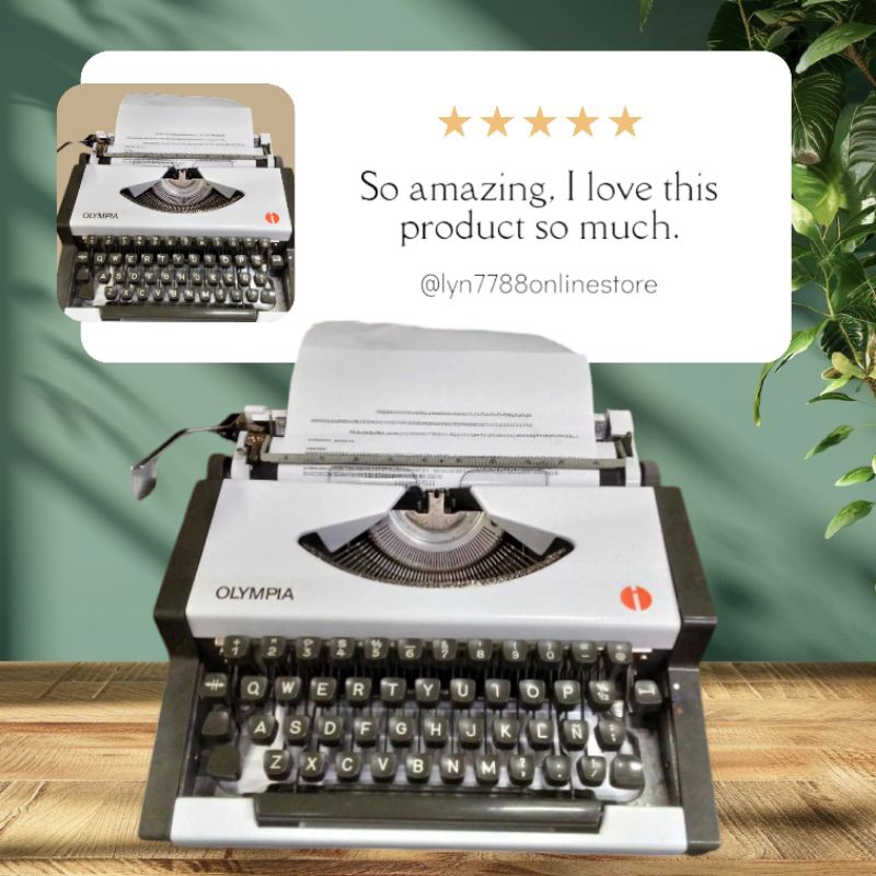 typewriter portable fully functional refurbished random | Shopee ...