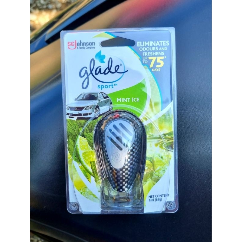 Glade Sport Primary Car Air Freshener 7ml (New Car) | Shopee Philippines
