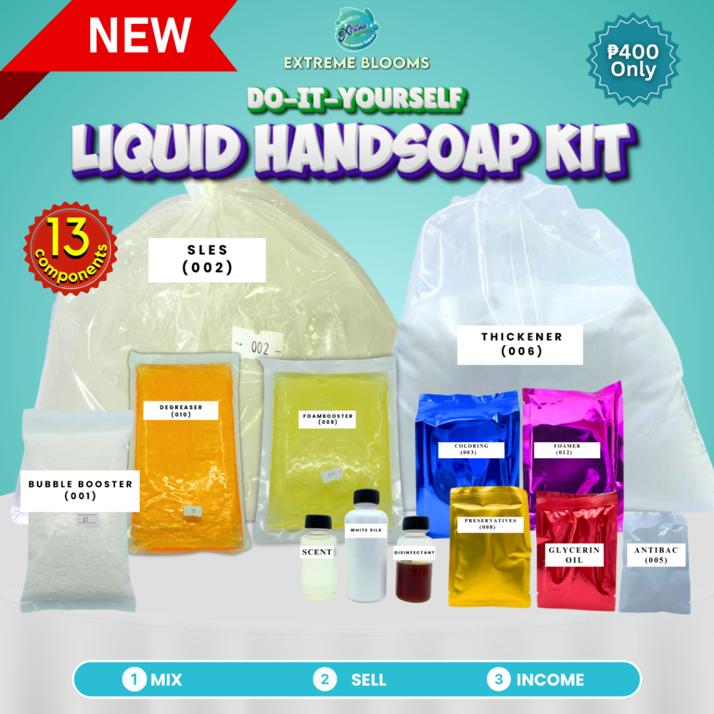 Liquid Handsoap Diy Kit (17-18 Liters yield) | Shopee Philippines