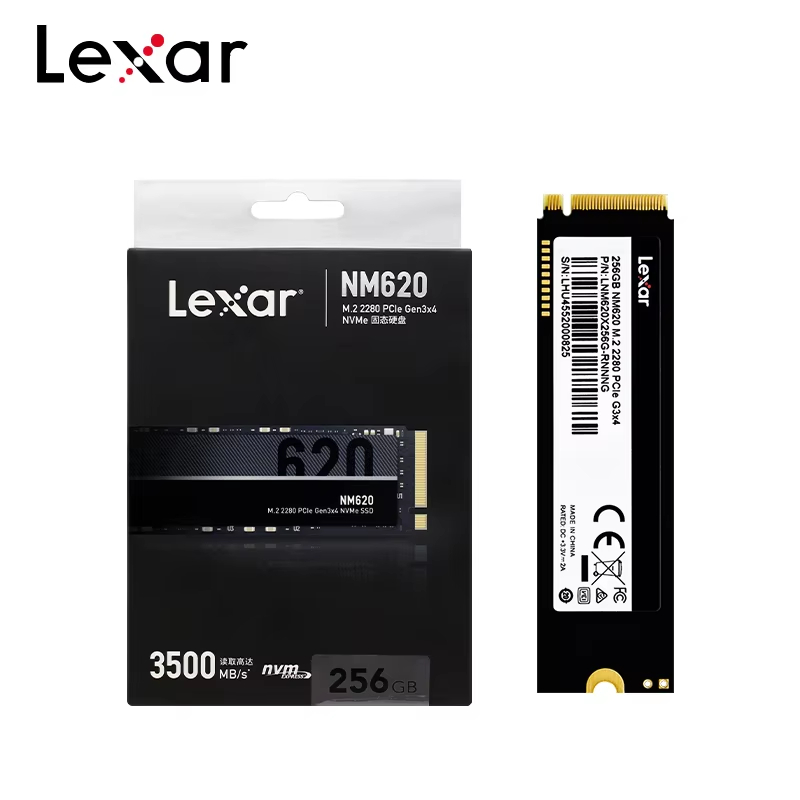 Lexar NM620 256GB 512GB 1TB 2TB M.2 2280 Gen 3x4 NVMe SSD Solid State ...