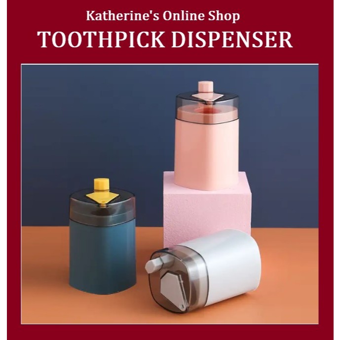 Toothpick Dispenser Automatic Toothpick Holder Toothpick Storage Box ...