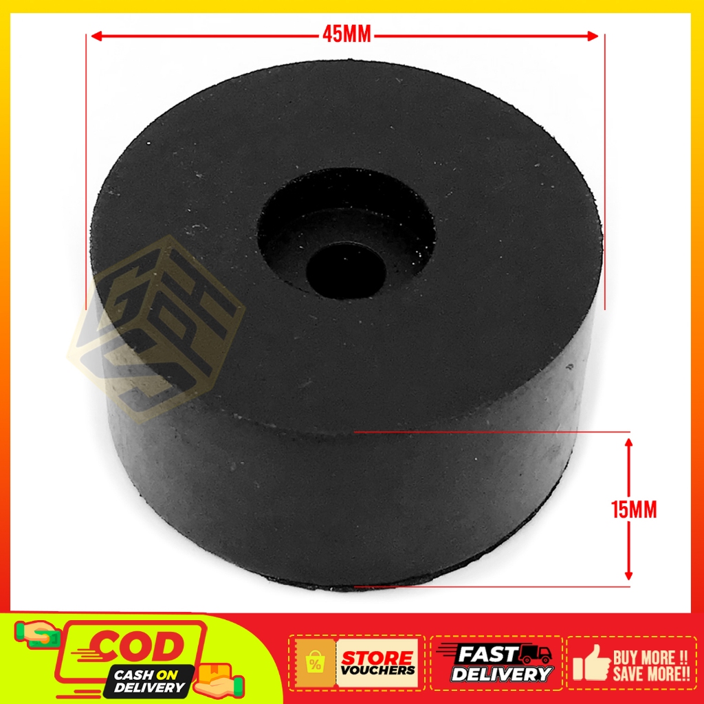 GARAGESALE01 Recessed Rubber Feet Bumpers Footing Heavy Duty 45X15MM ...