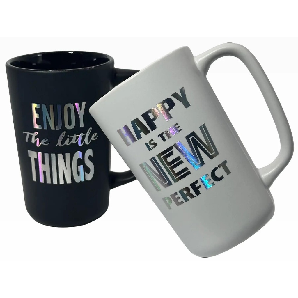 420ml Motivational Matte Stoneware Mug - Reusable for Office or Home ...