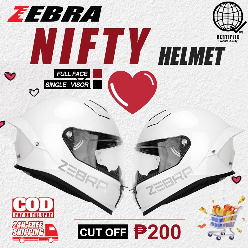 ZEBRA couple helmet full face Buy 1 Take 1 Couple Helmet Full Face Half ...