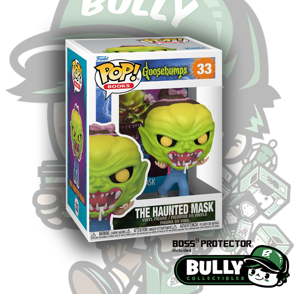 Funko POP! Books: Goosebumps - The Haunted Mask 33 With Boss Protector ...