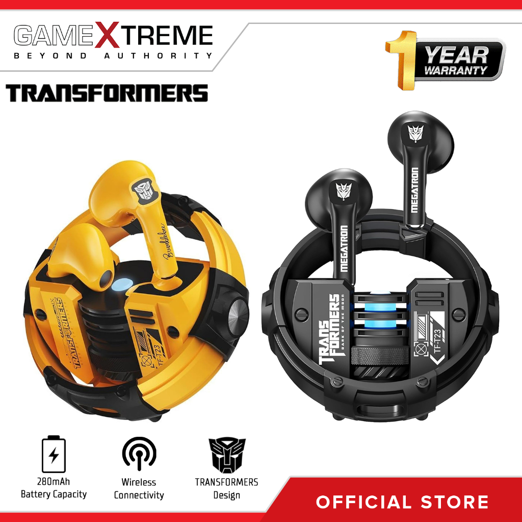Transformers TF-T23 Bluetooth Earphone HIFI RGB Light Effect | Shopee ...