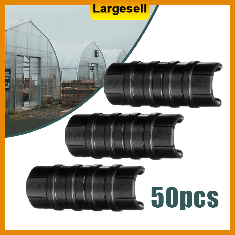 50Pcs 19/20/25mm Greenhouse Frame Pipe Clip Garden Film Fixed Pipe ...