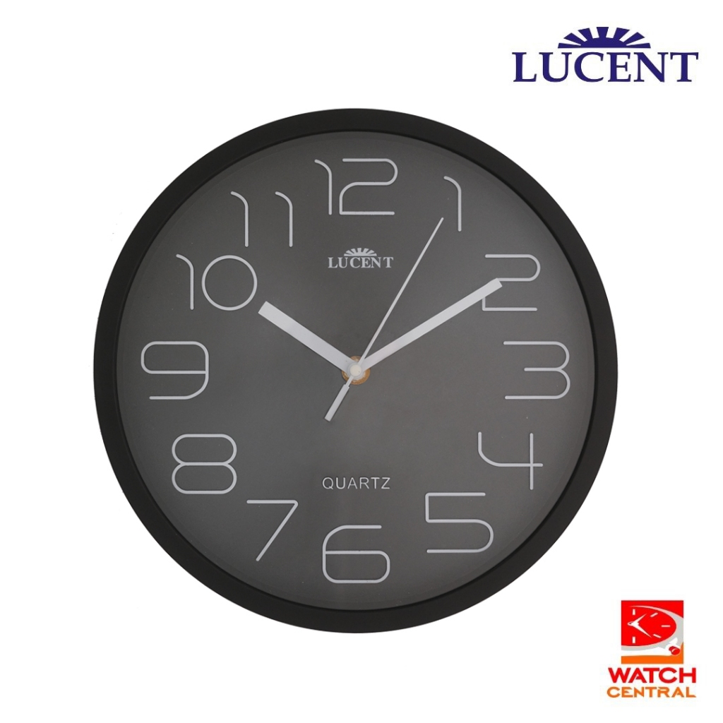 Lucent RJH6531 Analog Wall Clock (White, Black) | Shopee Philippines