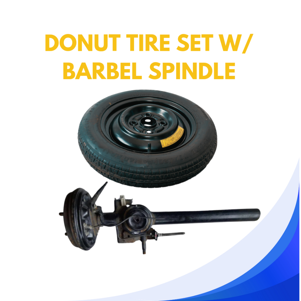 Barbel Spindle Hub with donut Tire Complete Set | Shopee Philippines